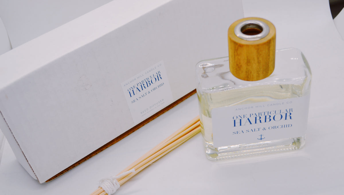 "One Particular Harbor" Reed Diffuser - SEA SALT & ORCHID – Anchor Hill ...